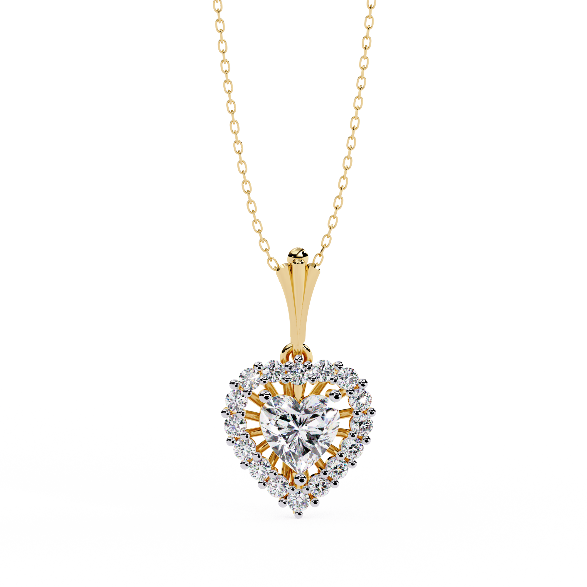 Sequoia Heart Diamond Necklace | Espira Fine Gems