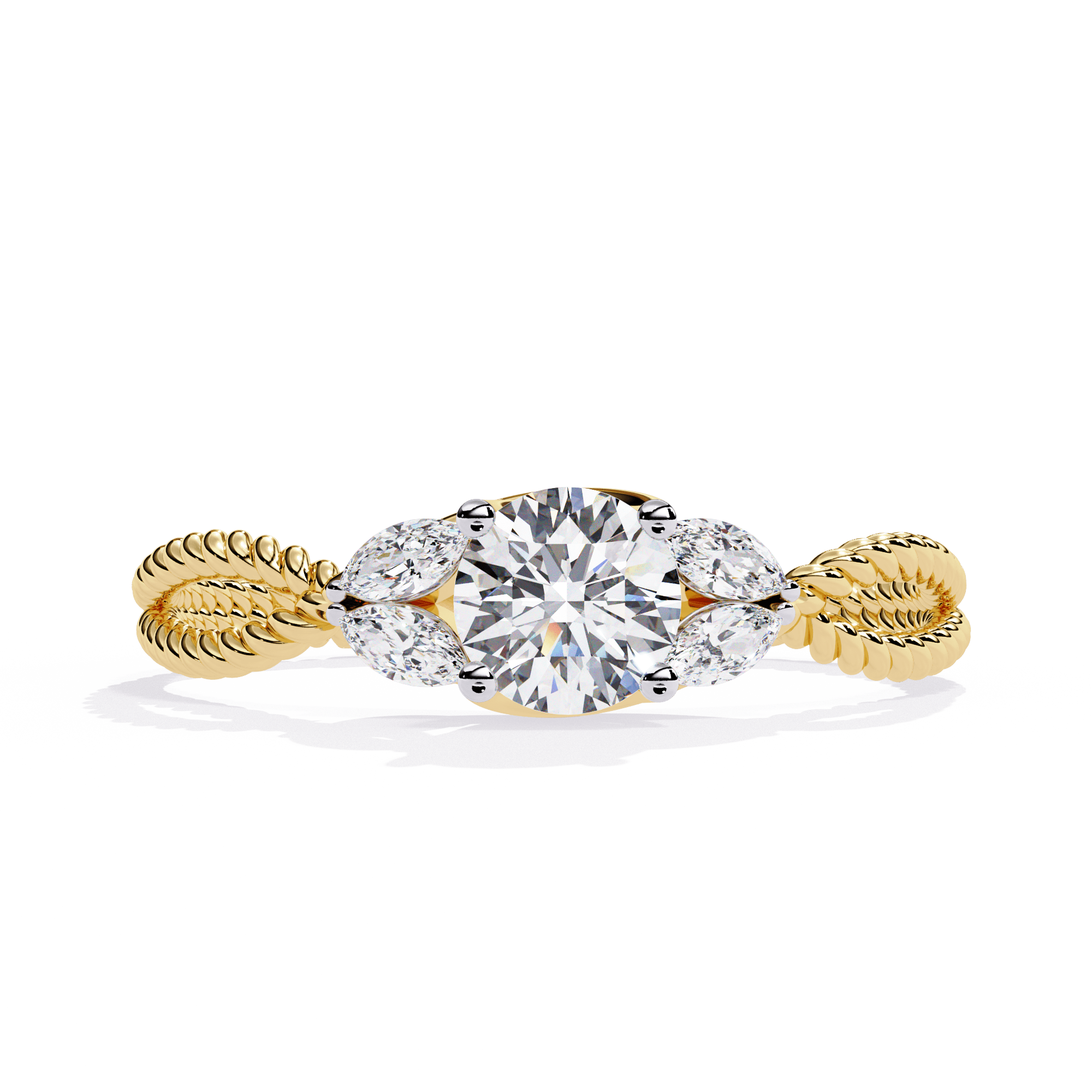 Eden Whisper Round Diamond Ring – Espira Gems